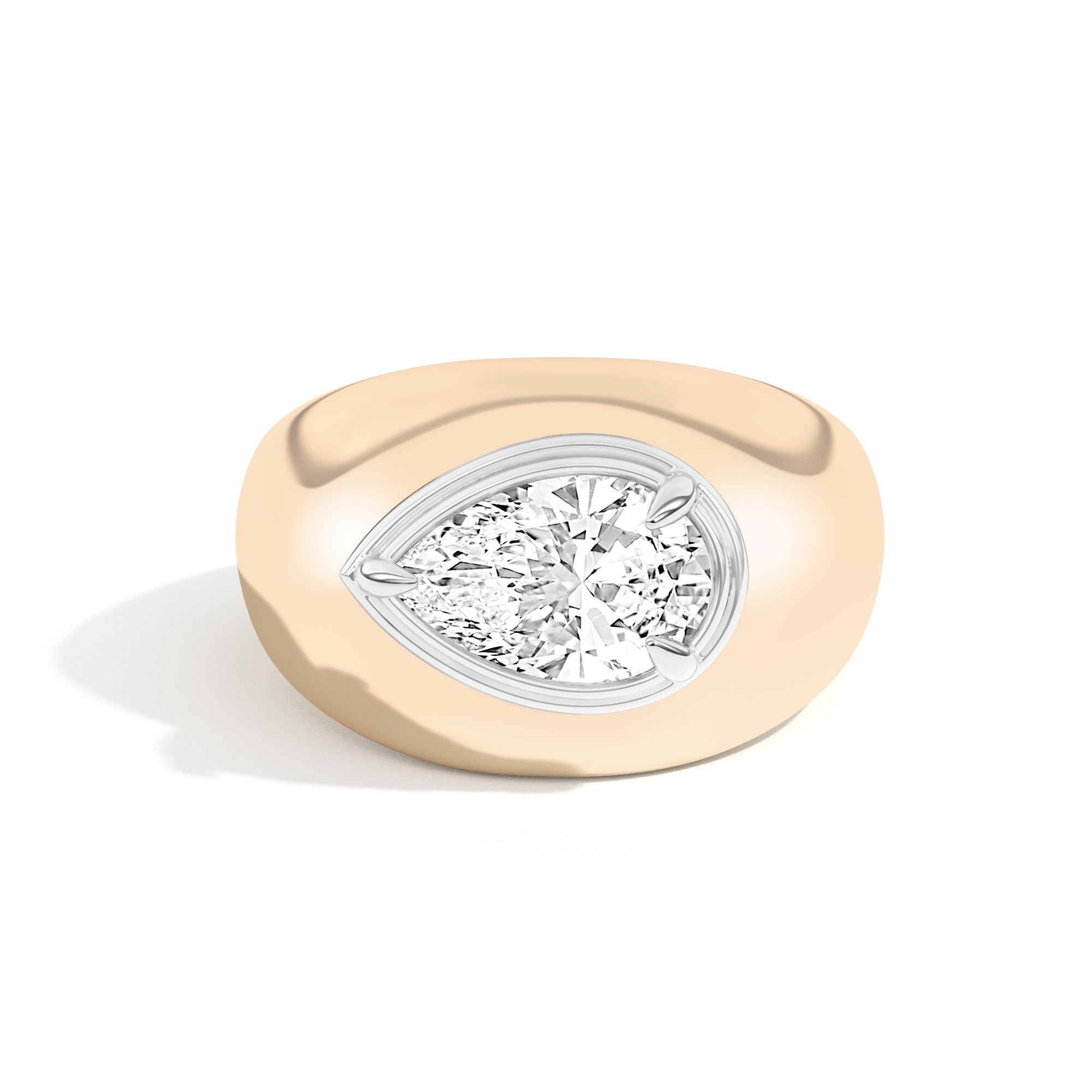 Scarpa Double Bezel Bombe Rings – Shahla Karimi