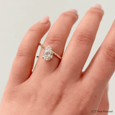 Pear Slant Ring – Shahla Karimi