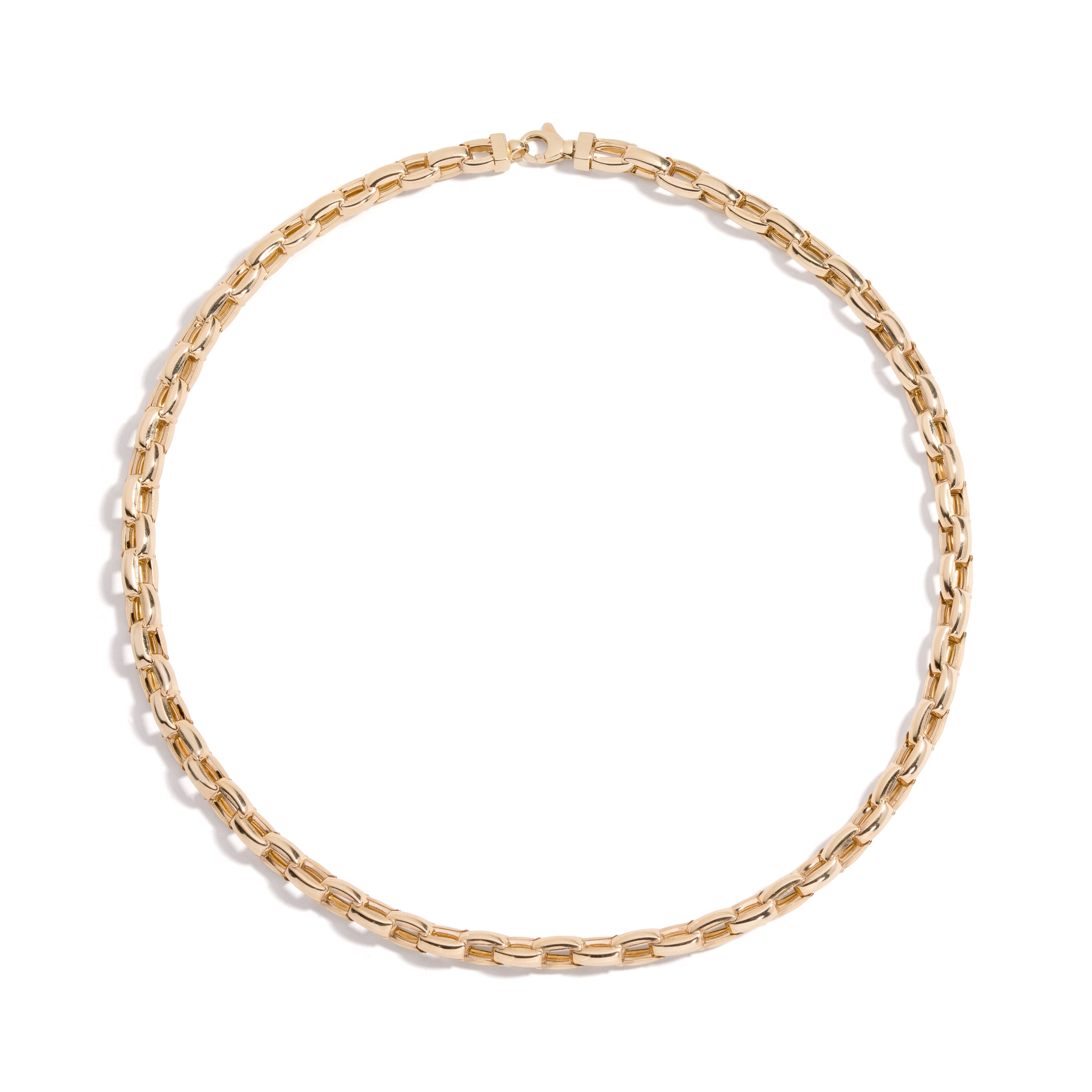 Solid Chunky Elongated Cable Chain – Shahla Karimi